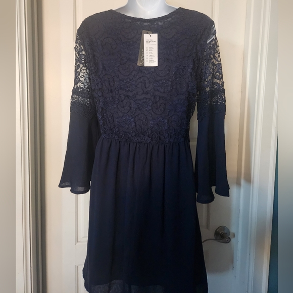 Zanzea | Dresses | Zanzea Floral Lace Aline Swing Mini Dress | Poshmark